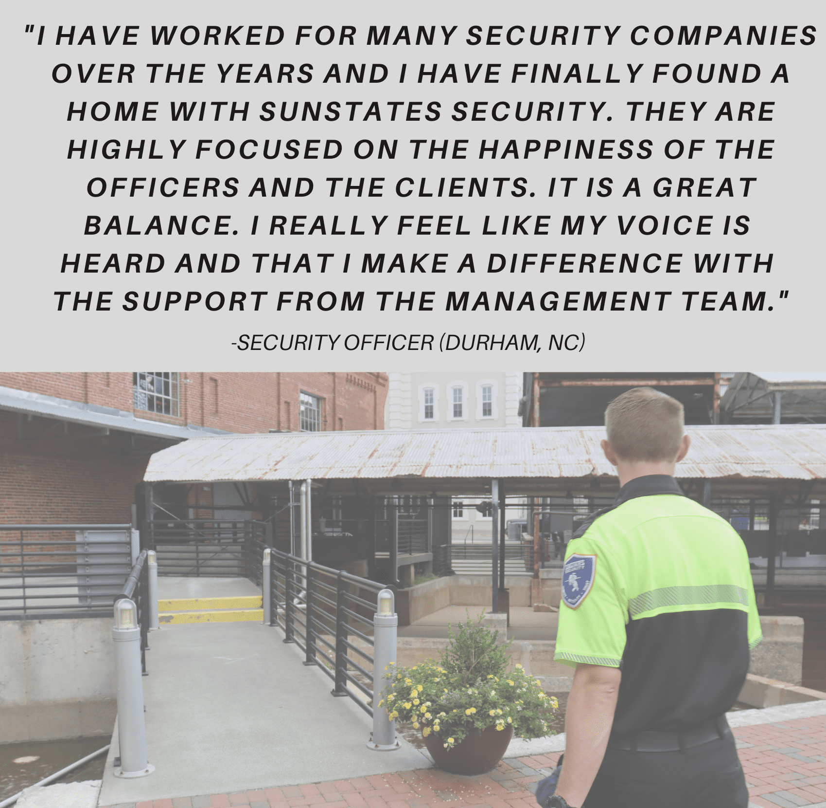 Success Through Simplicity - Sunstates Security Services