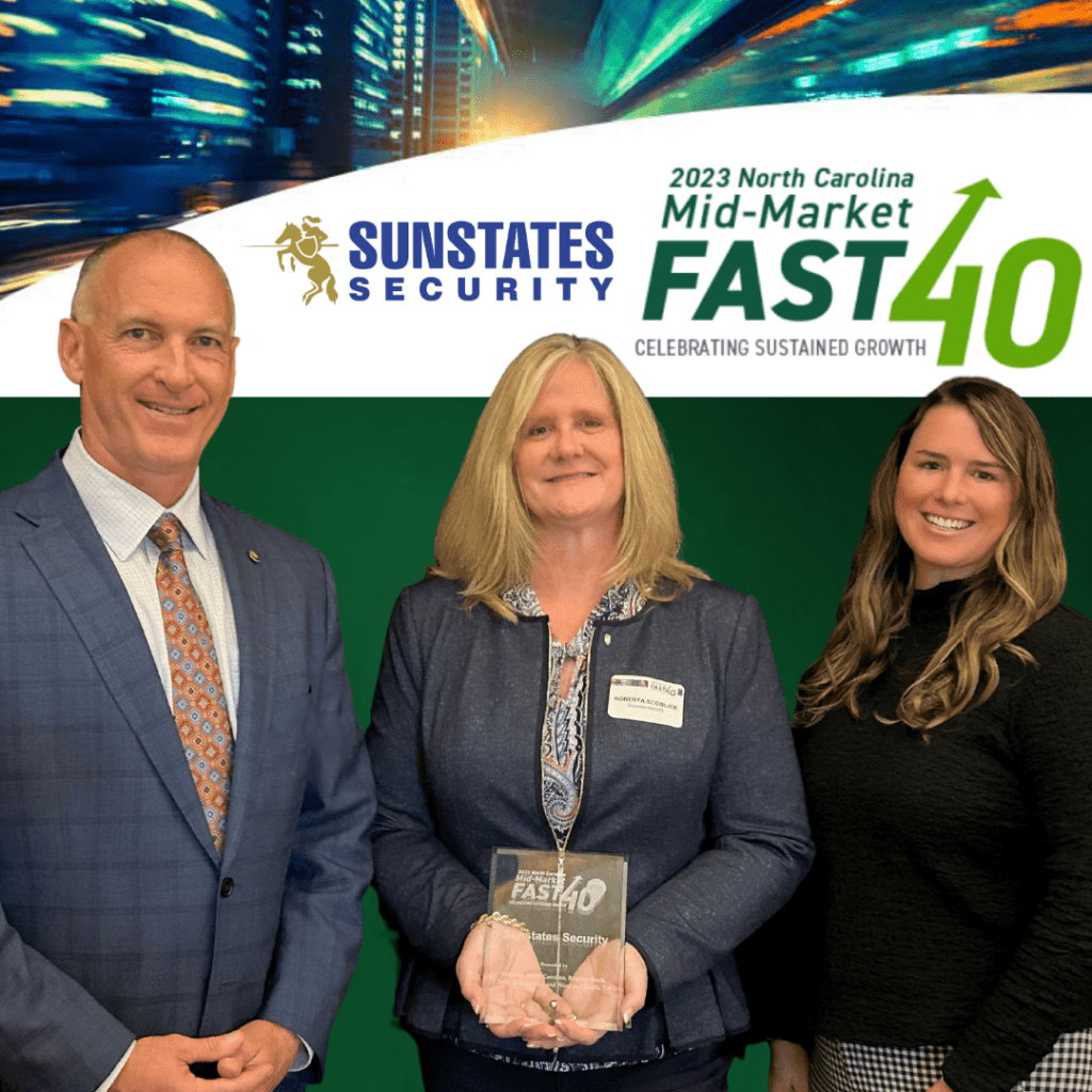 Professional Security Services - North Carolina Fast 40 Award 2023